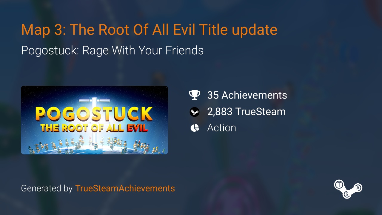 Map 3: The Root Of All Evil achievements in Pogostuck: Rage With Your ...
