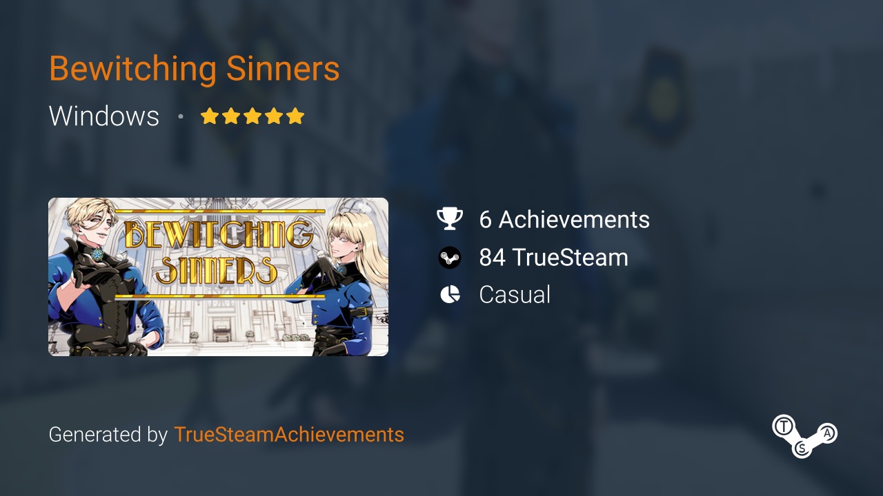 Bewitching Sinners Achievements | TrueSteamAchievements