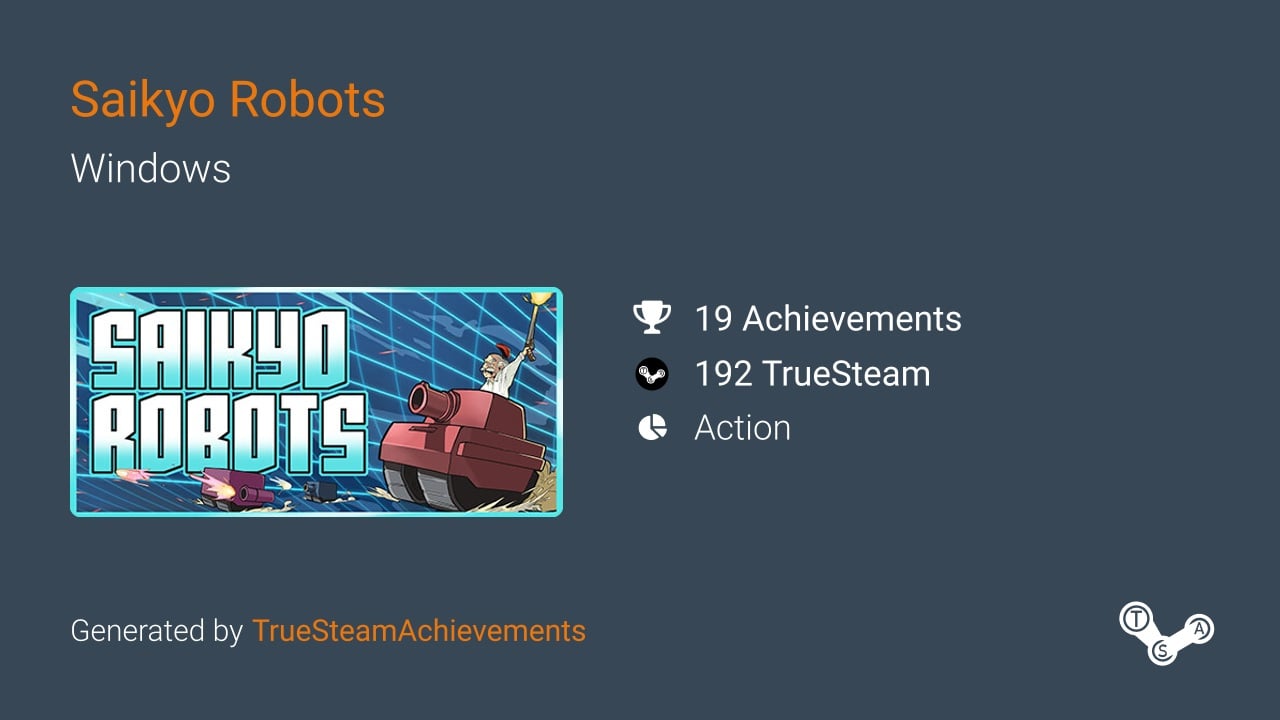 Saikyo Robots Achievements | TrueSteamAchievements