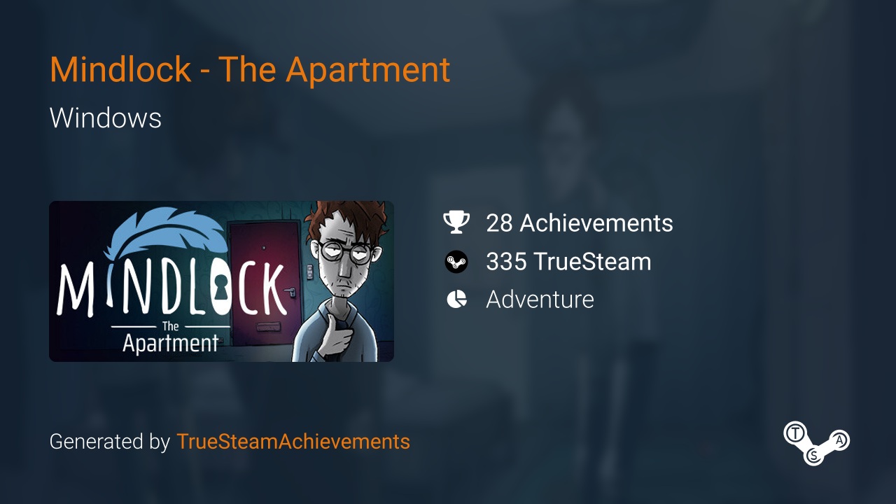Mindlock - The Apartment Achievements | TrueSteamAchievements