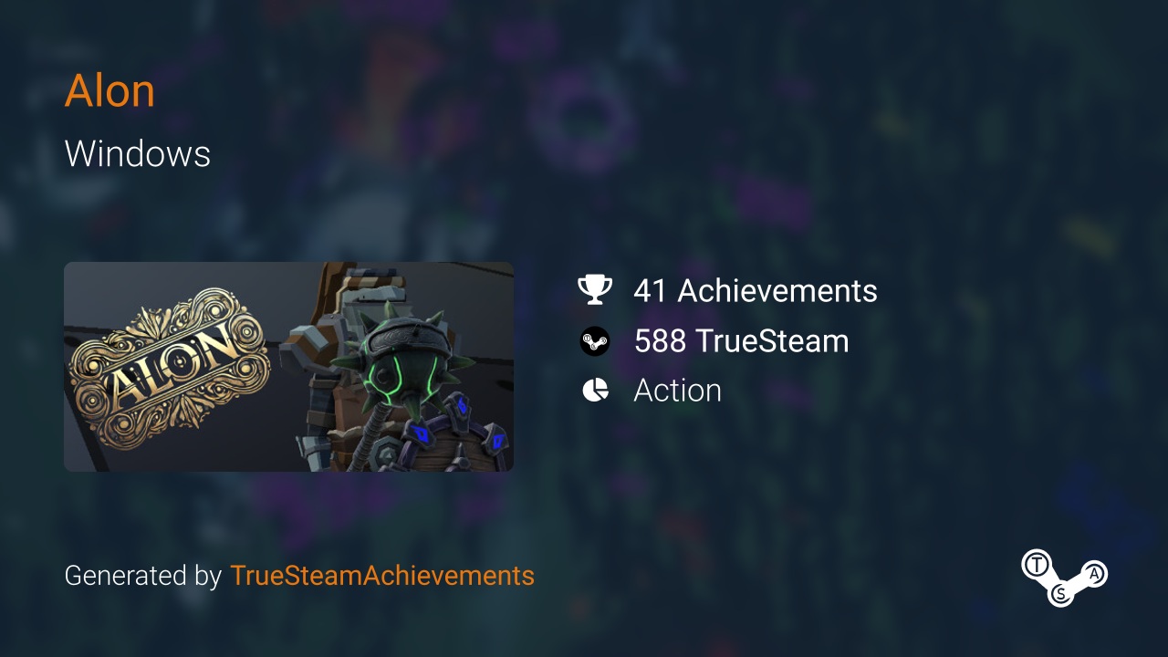 Alon Achievements | TrueSteamAchievements