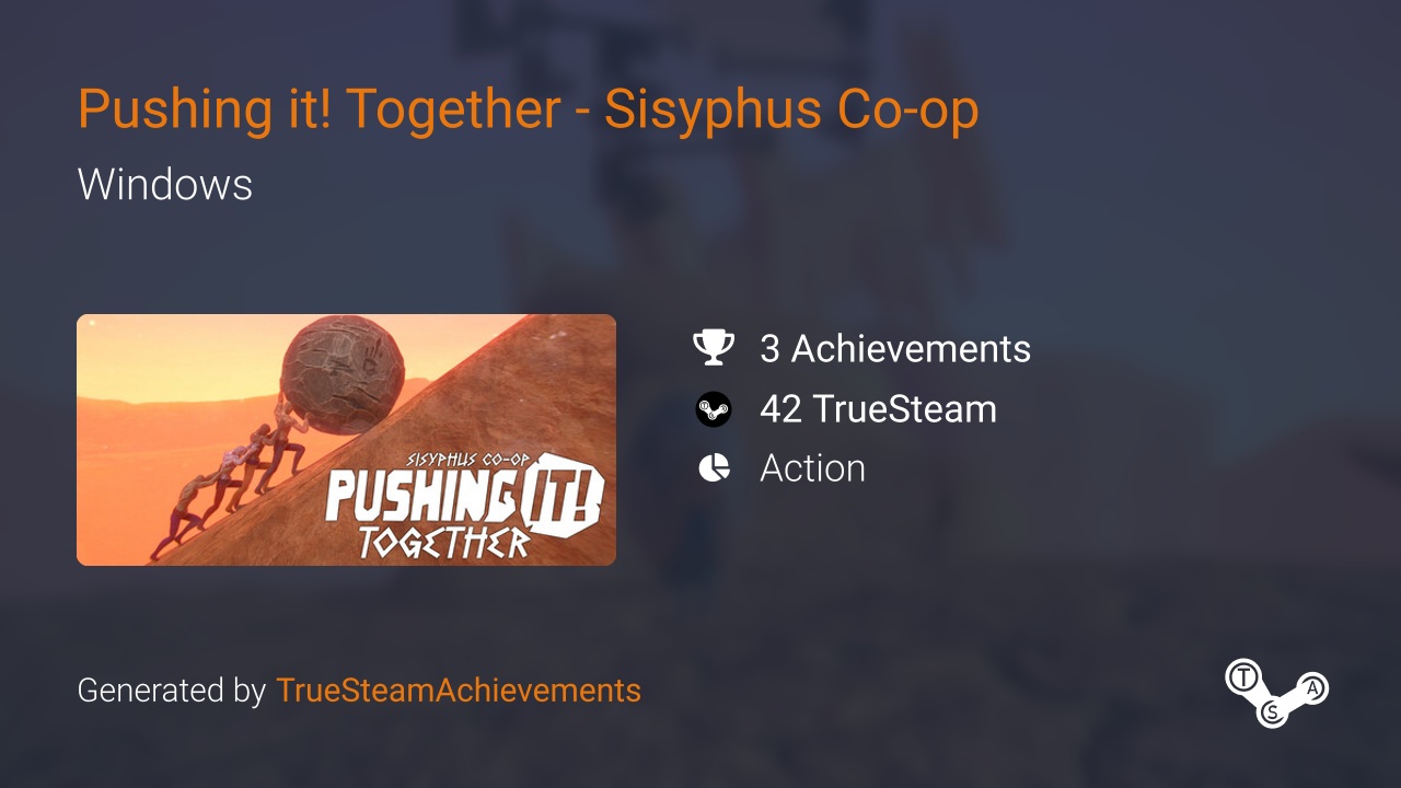 Pushing it! Together - Sisyphus Co-op Achievements