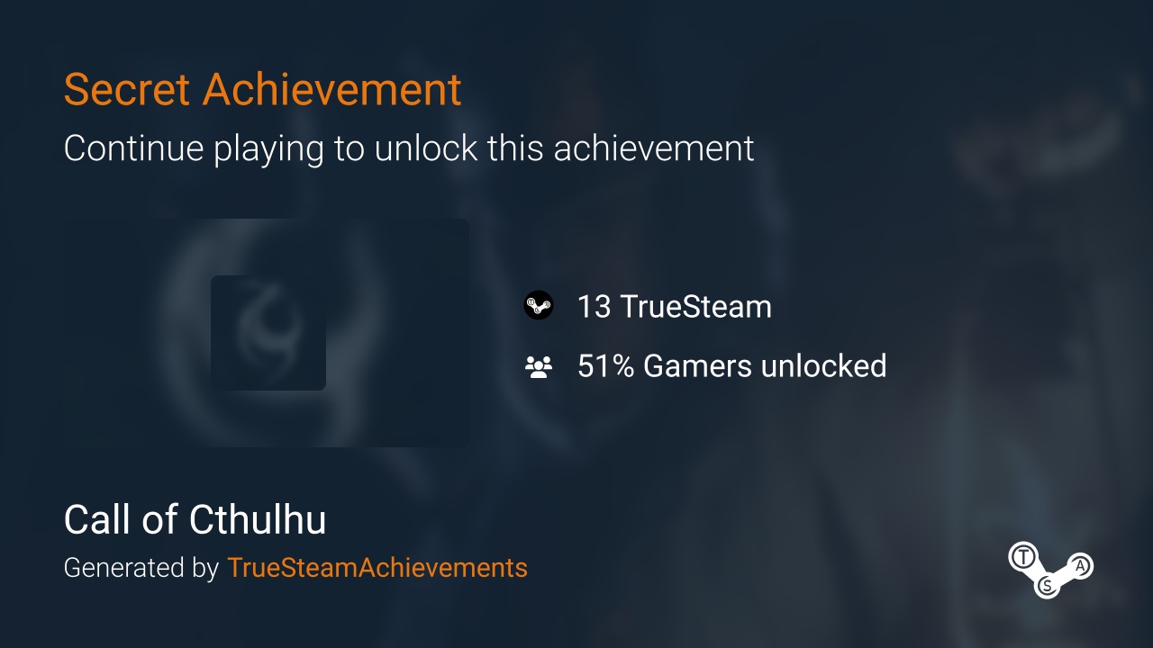 In the footsteps of Daniel Upton achievement in Call of Cthulhu