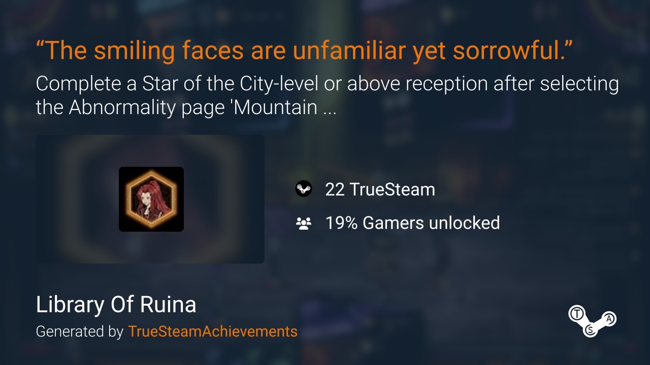 “The smiling faces are unfamiliar yet sorrowful.” achievement in ...