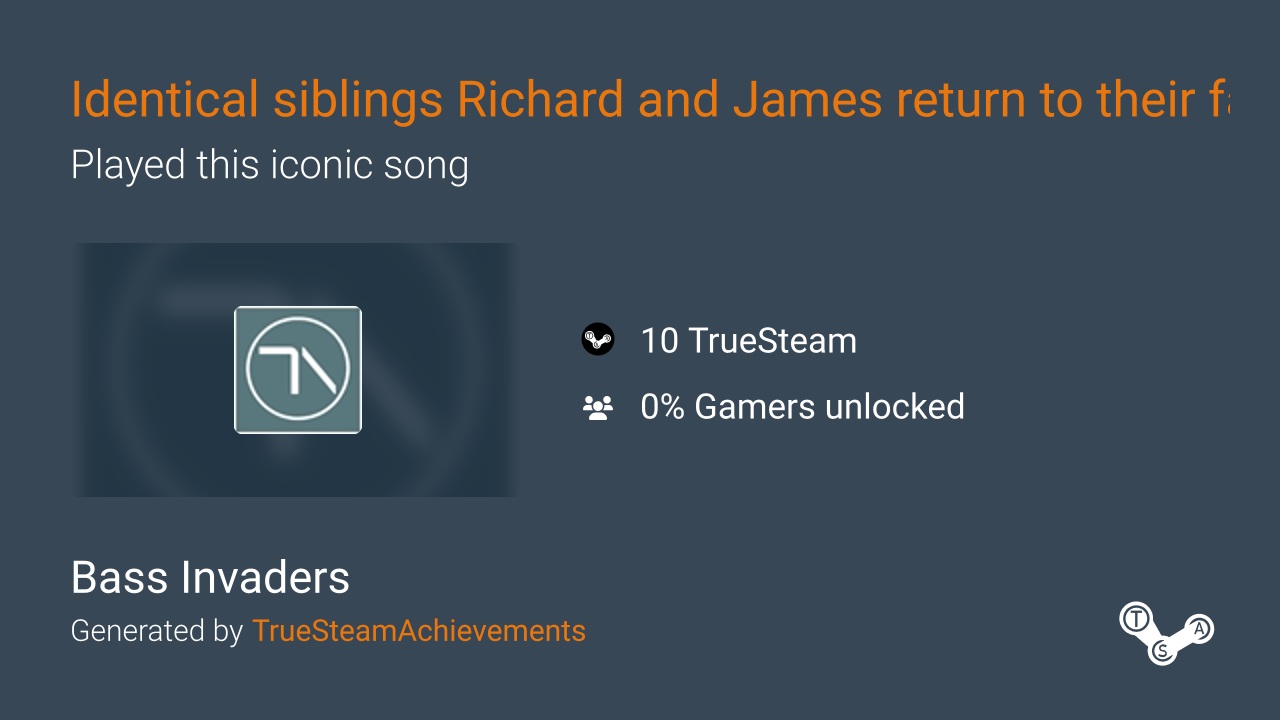 Identical siblings Richard and James return to their father achievement ...