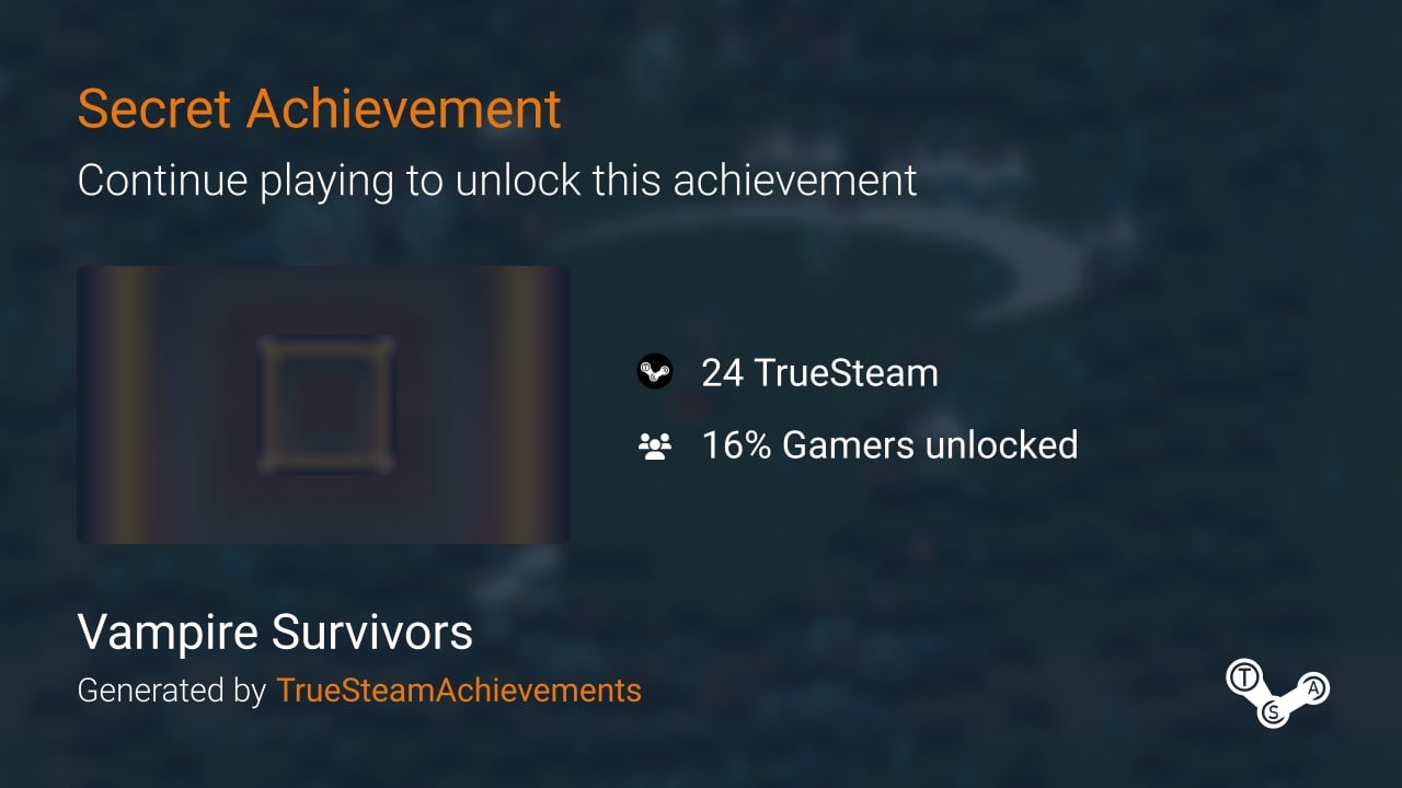 EXTRA: Room 1665 achievement in Vampire Survivors