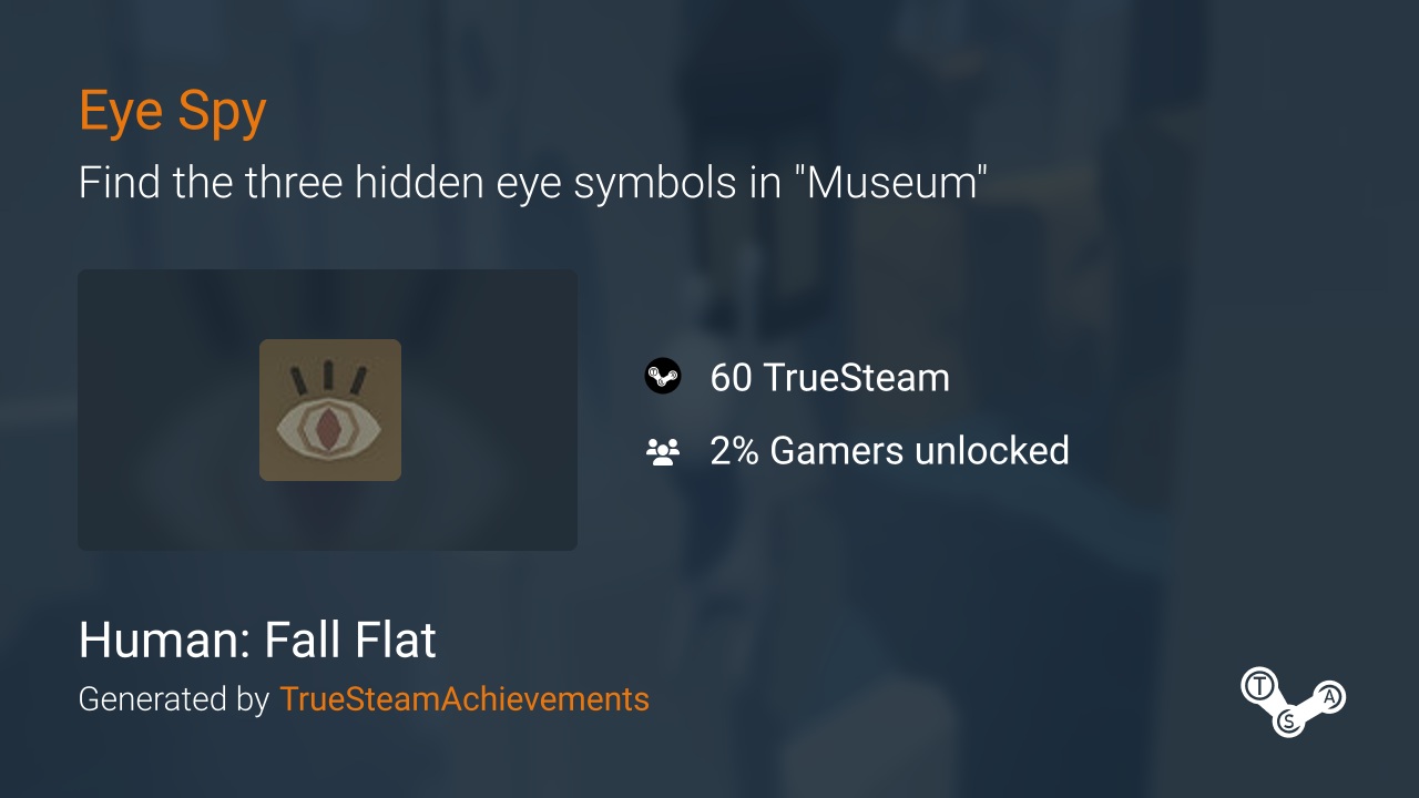 Eye Spy achievement in Human: Fall Flat