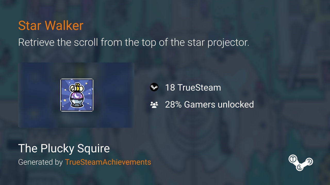 Star Walker achievement in The Plucky Squire