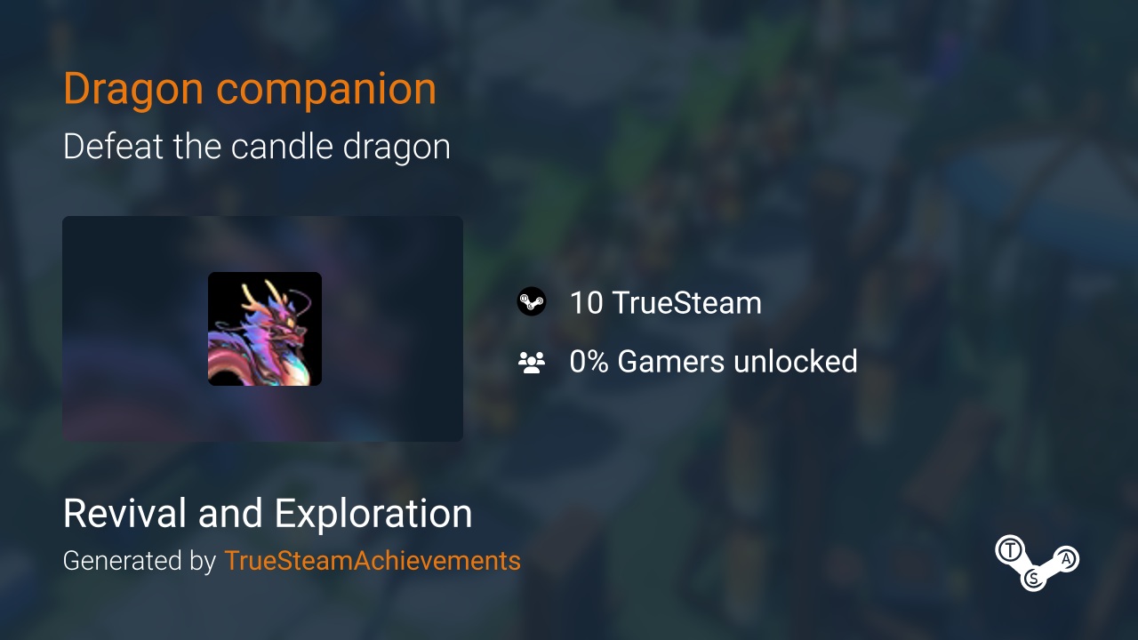 Dragon companion achievement in Revival and Exploration