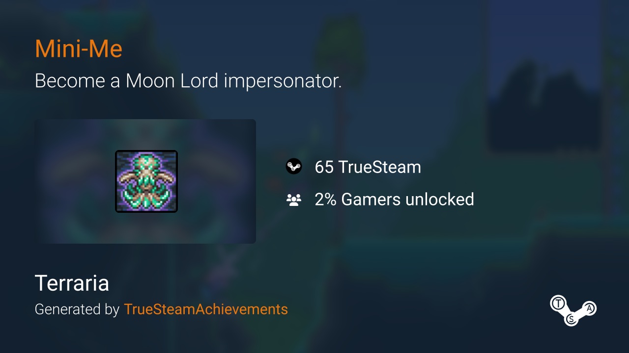 Mini-Me achievement in Terraria