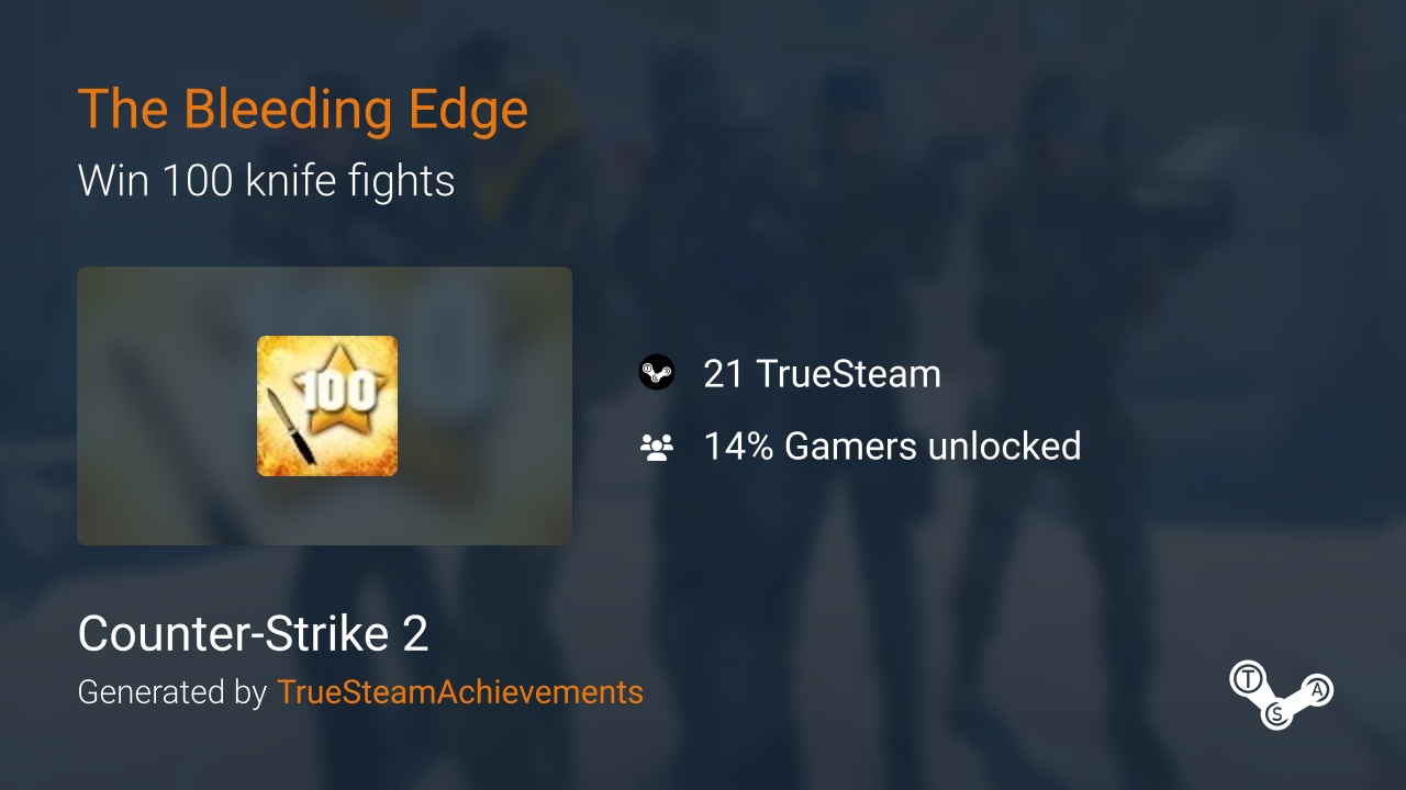 The Bleeding Edge achievement in CS2